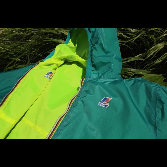 K-Way | Jackets & Coats | Rare Blue Reversible K Way Jacket 5 | Poshmark